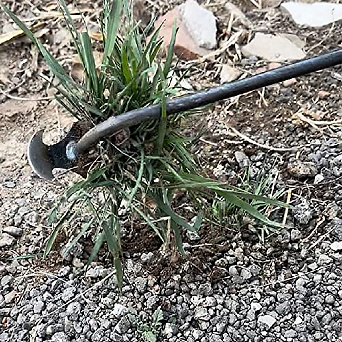 TNOODA Weeding Artifact Uprooting Weeding Tool, 2023 New Premium Manganese Steel Forged Weed Puller 4 Teeth Dual Purpose Weeder, Manual Hand Weeder Tool for Garden with Long Handle for Garden (A+B+C)