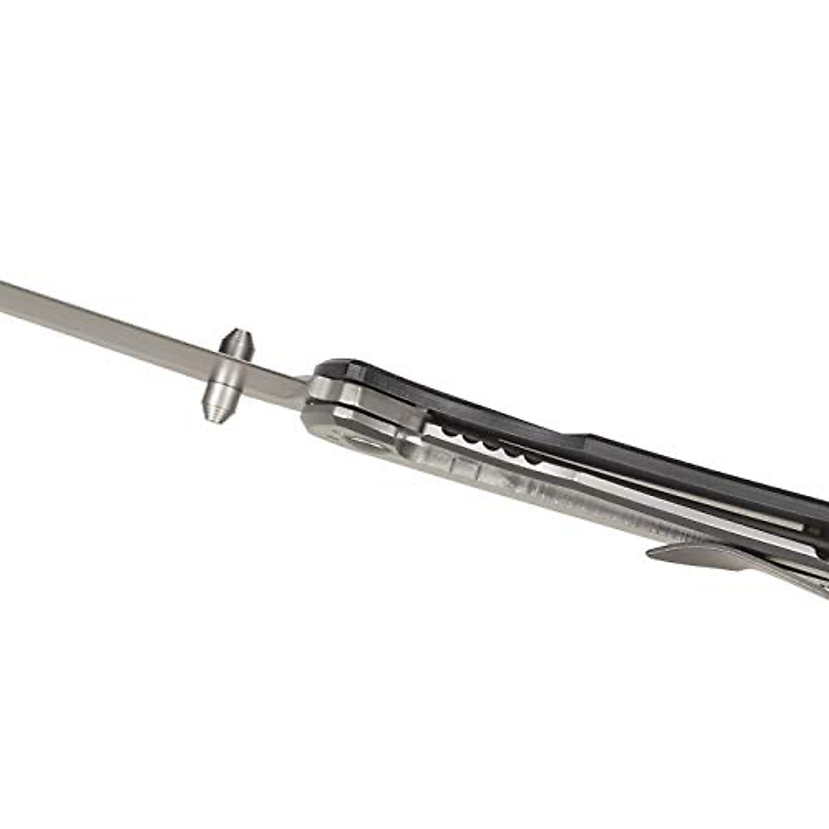 CRKT Xan EDC Folding Pocket Knife: Everyday Carry Plain Edge Folder with Frame Lock, Clip Point Blade with Bead Blast Finish, Carbon Fiber and G10 Handle 2085