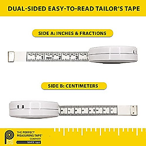 3 Piece Measuring Tape for Body Kit - Automatic Telescopic 80 Inch Tape Measure Body Measuring Tape for Weight Loss, Muscle Gain - Metric Body Measure Tape Retractable & Self-Tightening