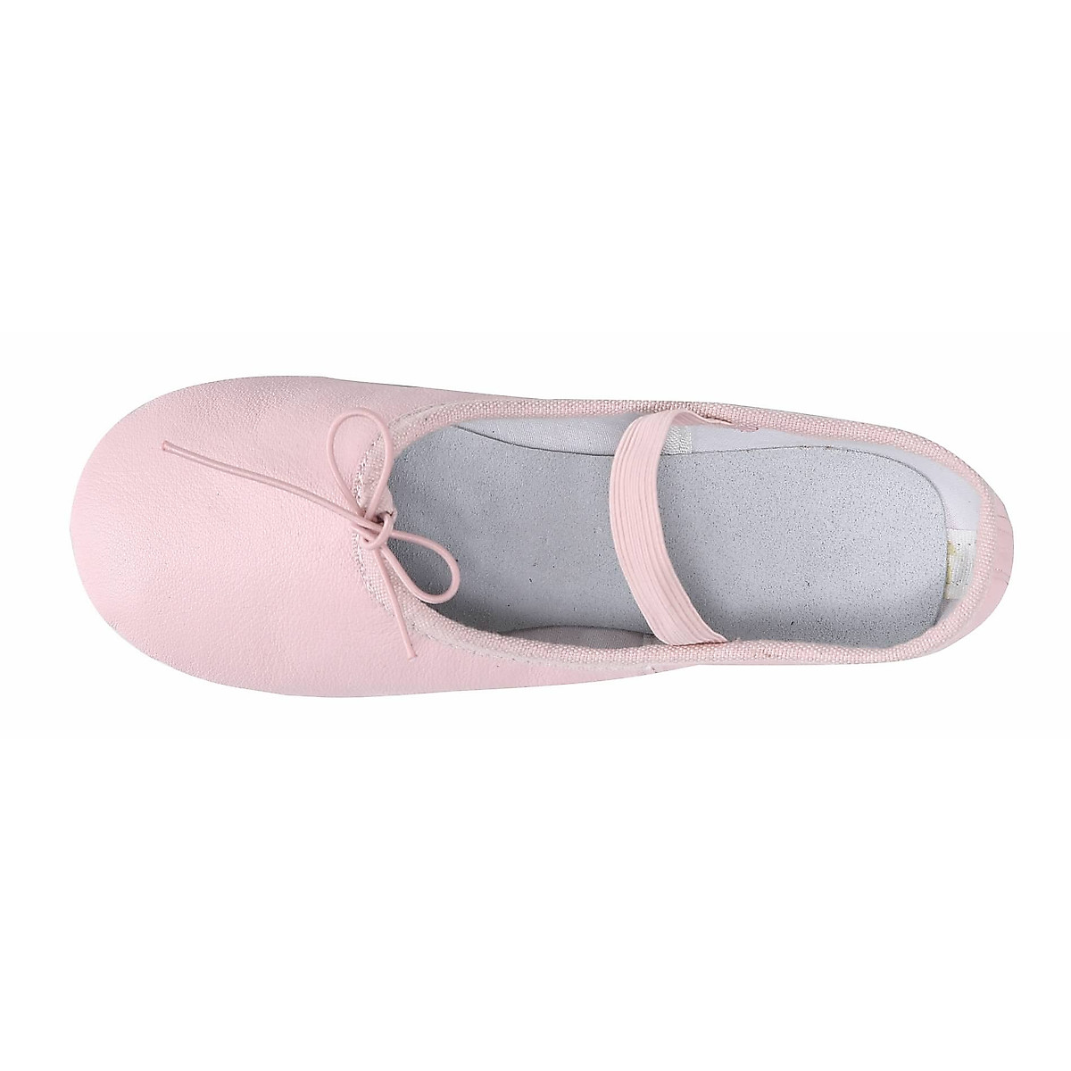 Linodes Genuine Leather Ballet Shoes/Ballet Slippers/Dance Shoes for Women and Girls-Pink-8M