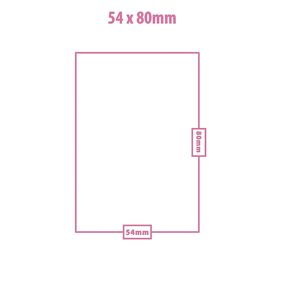 Ultra Pro 54mm X 80mm Board Game Sleeves 50ct (for Catan), Clear