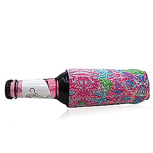 Colorful Neoprene Slim Beer Can Cooler Tall Stubby Holder Foldable Holders Beer Cooler Bags Fits 12oz Slim Energy Drink & Beer Cans (Colorful)