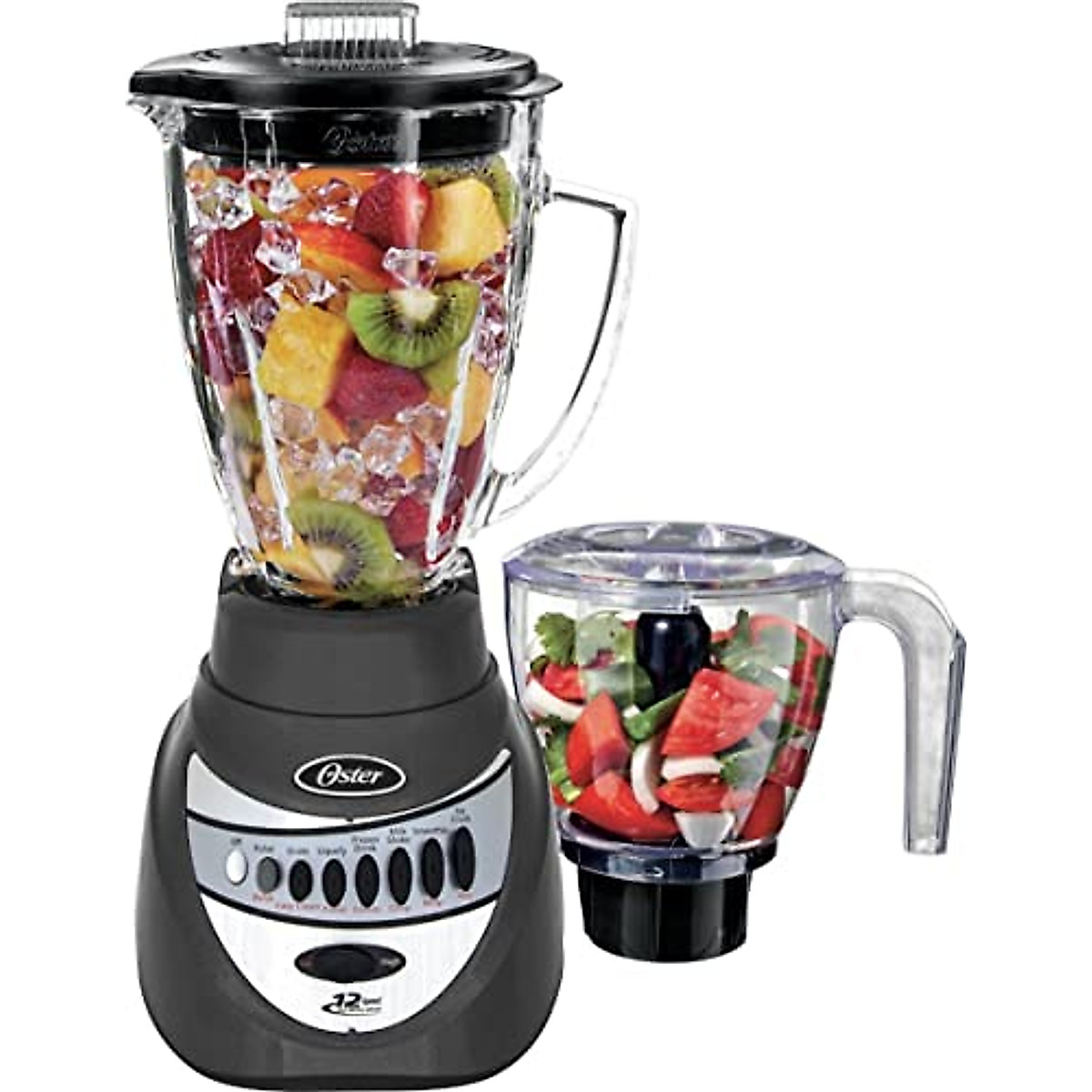 Oster® Precise Blend 700 Blender Plus Food Chopper - Gunmetal BLSTTA-GFP