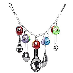 Parrot Toys, Durable Bird Parrots Scoops, Suitable for African Gray Parrots, Amazon Parrots, Small and Medium-Sized Macaws Chewing, Bird Cage Accessories Toys