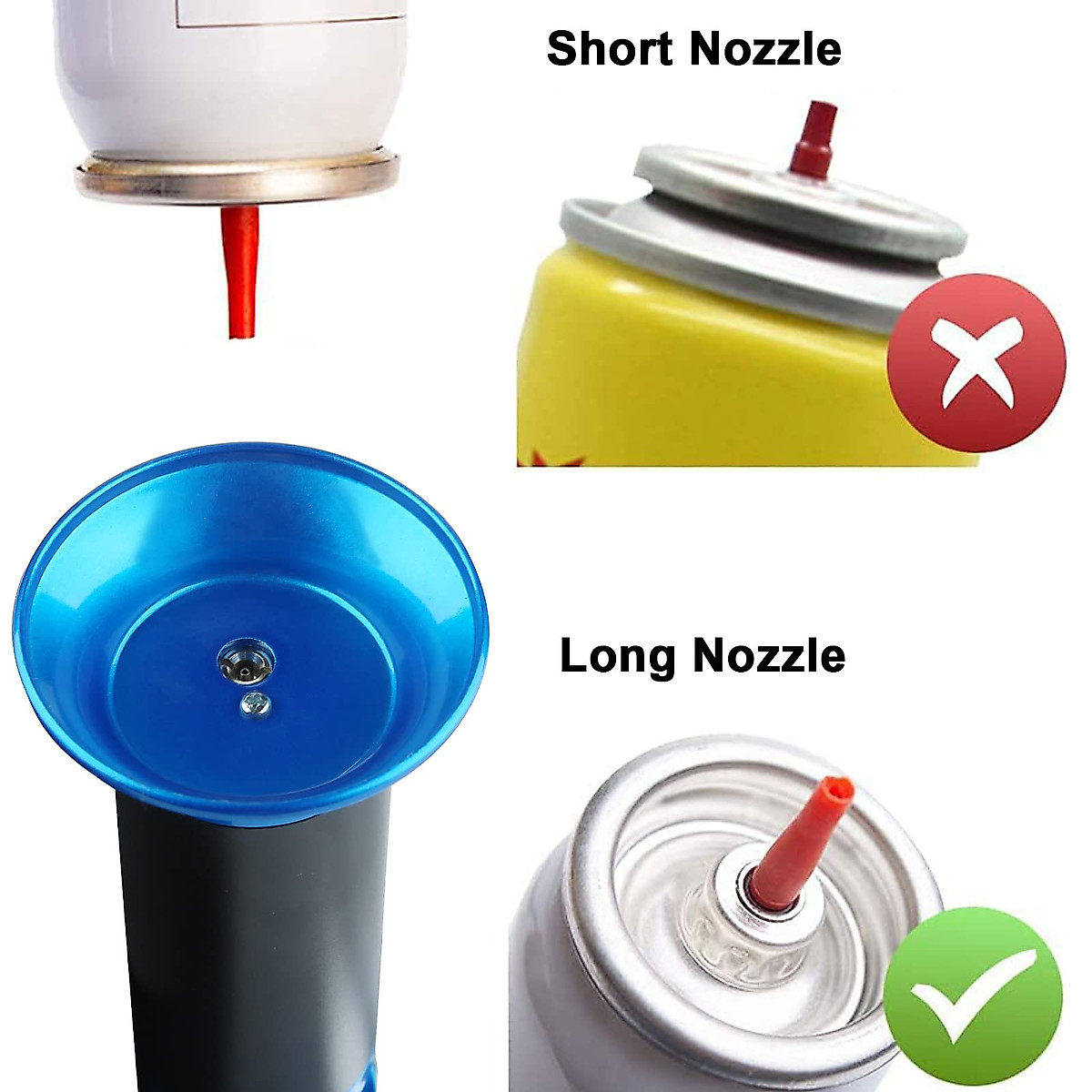 JETPRO Butane Torch, Kitchen Torch Lighter, Cooking Refillable Torch with Adjustable Flame and Safety Lock for Desserts, BBQ, Kitchen (Butane Gas Not Included) (blue)