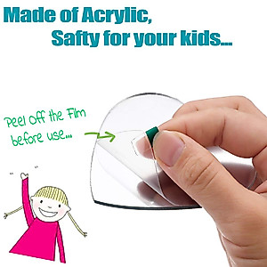 RICHNESS Little Girls Princess Mirrors Make Your Own Mirrors Princess Party Favors Pack of 6