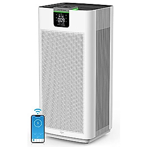 Jafända Large Home Air Purifiers for 4575 sq ft, with H13 HEPA Air Filters +3.38 lb Activated Carbon, Support APP & Alexa, Large Air Cleaner Remove 99.97% Dust Pollen Smoke Pet Allergies Odors VOCs