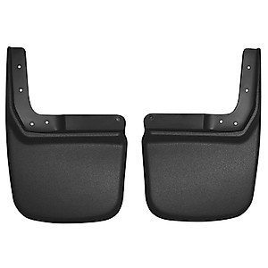 Husky Liners Mud Guards | Rear Mud Guards - Black | 57141 | Fits 2007-2017 Jeep Wrangler, 2018 Jeep Wrangler JK w/ Standard Bumper 2 Pcs