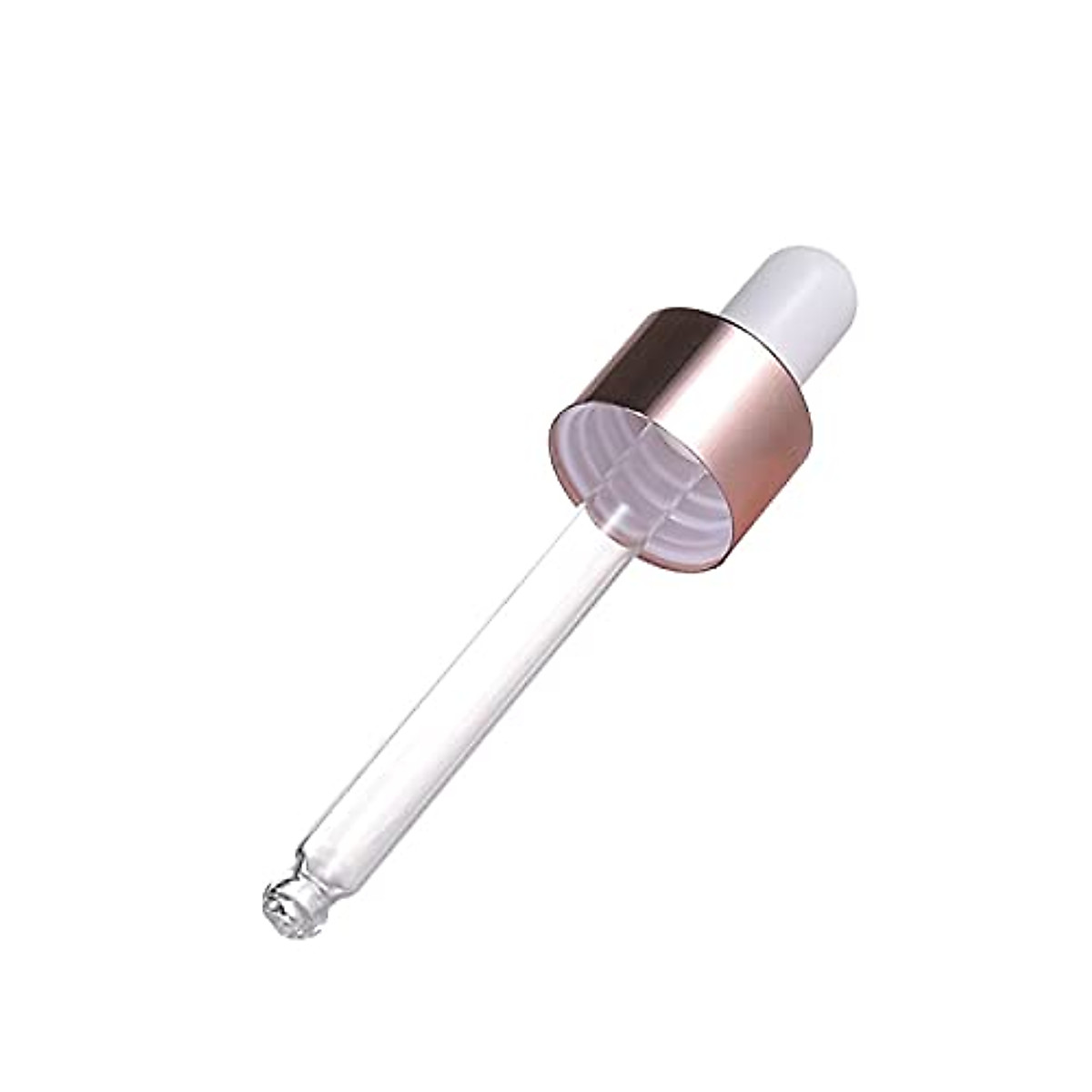 12 Pack,0.5 Oz/15ml Pink Glass Dropper Bottle for Essential Oils,Empty Eye Dropper Holder With Glass Reagent Pipette,Rose-Golden Caps Perfume Travel Vial Container-Pipette,Stickers,Funnel Included