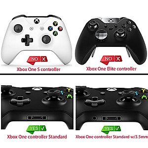 eXtremeRate Scare Party Soft Touch Faceplate Front Housing Shell Upper Case Top Cover Replacement Parts Mod Kits for Standard Xbox One Controller with and without 3.5 mm jack