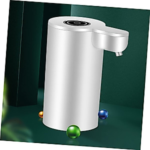 Uonlytech 2 Sets Barreled Water Pump Water Bottle Pump Dispenser Water Pump for 5 Gallon Bottle Water Jug Pump Electric Water Charging Drinking Water Dispenser Hydraulic Pump Pp USB White