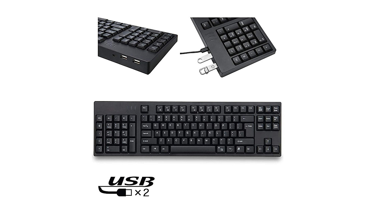 Left Handed Keyboard - Ergonomic USB Wired Design