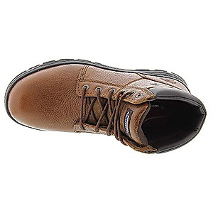 Skechers for Work Men's Workshire Relaxed Fit Work Steel Toe Boot,Brown,11 M US