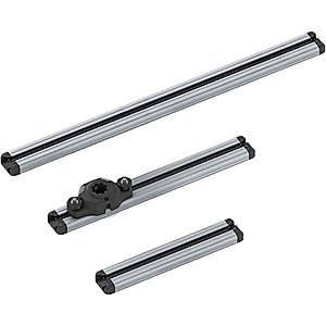 RAILBLAZA Aluminum Boat Gunnel Track Rail System (20 in), Compatible with Crestliner, Lund, Lowe, G3 and More