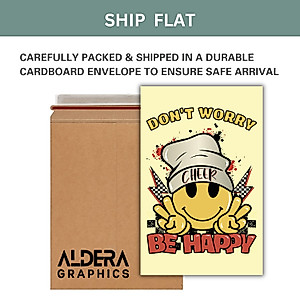 Retro Wall Art for Room Aesthetic, Cute Posters, Cute Wall Decor, Retro Wall Decor, 70 Room Decor, Retro Poster for Kitchen, Bedroom, Dorm Room, Apartment (Unframed)