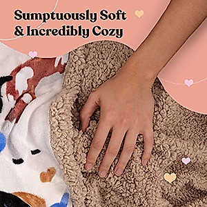 Horse Blanket - Lightweight 50x60 Inch Luxuriously Soft Horse Throw Blanket - Most Beloved Horse Gifts for Girls, Women, and Horse Lovers Everywhere