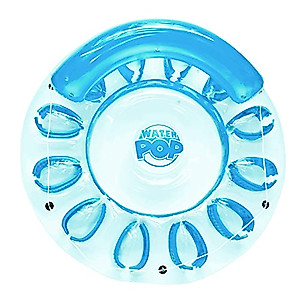 Poolmaster 06621 Water Pop Island Swimming Float and Pool Lounge, Large, Blue