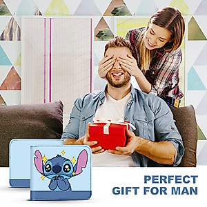 Toyuma Leather Wallet for Boys Wallets for Girls Kids Wallet Cute Kawaii Anime Cool Cartoon Fun Purse Credit ID Card Slim Bifold Small Coin Purses for Teens Boys Minimalist Wallet, Eyes Shidi