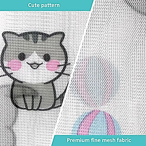 YUNHEGONG Mesh Laundry Bags for Delicates, 5 Pcs Fine Mesh Wash Bag for Lingerie, Bra, Underwear, Garment, Silk, Socks