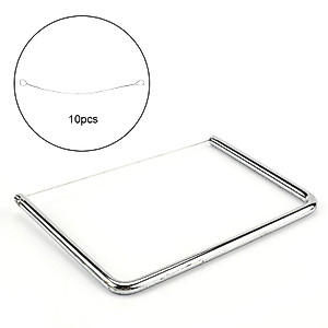 MagiDeal 10 Pieces Replaceable Cheese Slicer Wire Block Cheese Slicer Cut Saw Durable Cheese Slicer Multipurpose Cheese Cutter for Cooking Tool Home