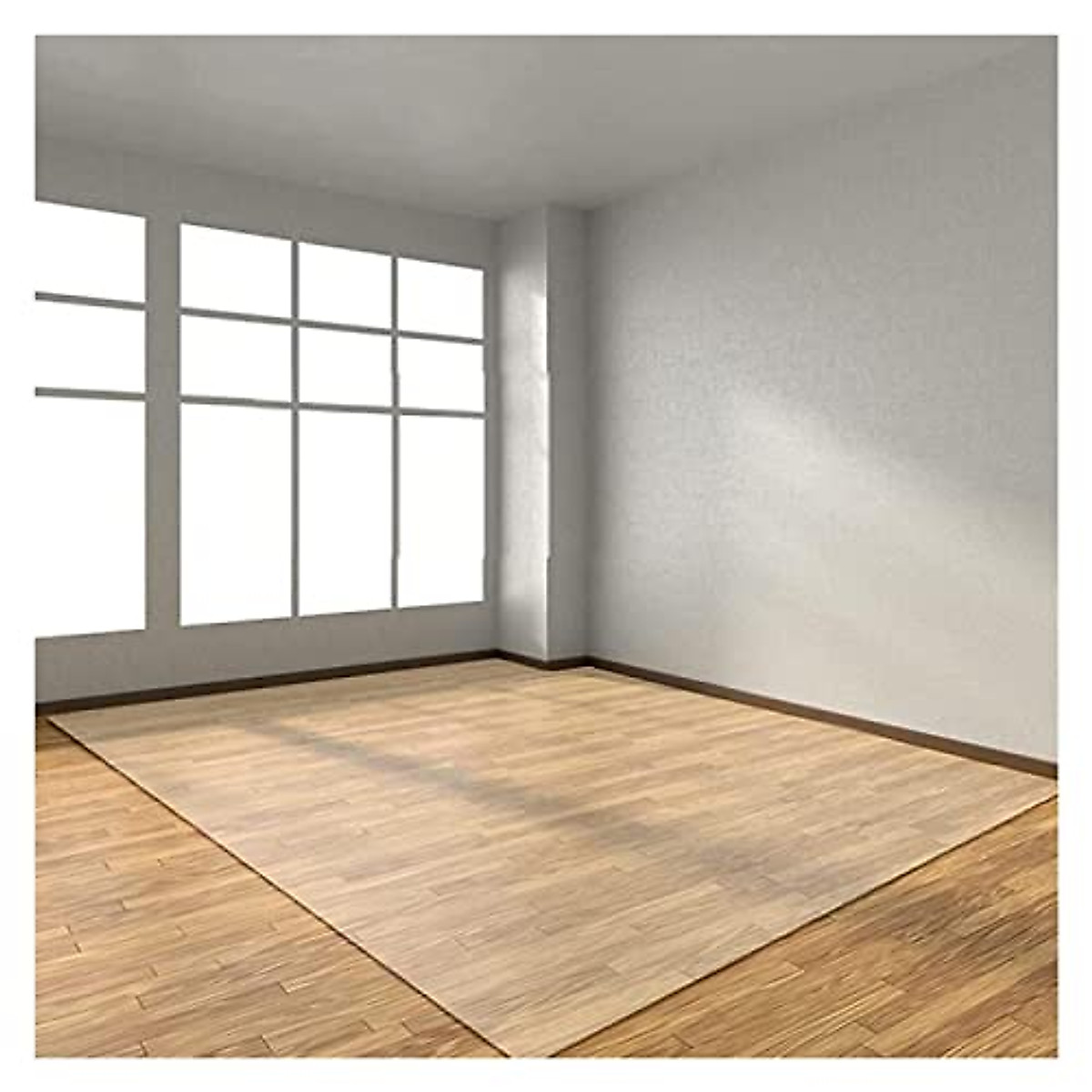 Clear PVC Desk Chair Mat Transparent Office Home Floor Protector mat Chairmats Non-Slip, wear-Resistant, Easy to Clean, 1.5mm Thick,60/80/100cm wide,100-600cm length,100% Waterproof Vinyl Plastic Floo