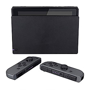 eXtremeRate Firefly LED Tuning Kit for Nintendo Switch Joycons Dock NS Joycon SL SR Buttons Ribbon Flex Cable Indicate Power LED - Violet (Joycons Dock NOT Included)