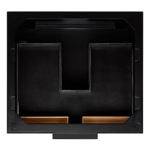 Signature Hardware 953673-24-RUMB-1 DITA 24" Wall Mounted Single Basin Vanity Set with Wood Cabinet, Marble Vanity Top, and Undermount Sink