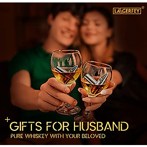 Gifts for Him Husband Boyfriend, I Love You Whiskey Stones, Anniversary Valentines Day Birthday Gifts for Boyfriend Husband, Burbon Gifts for Men, Whiskey Gifts for Him