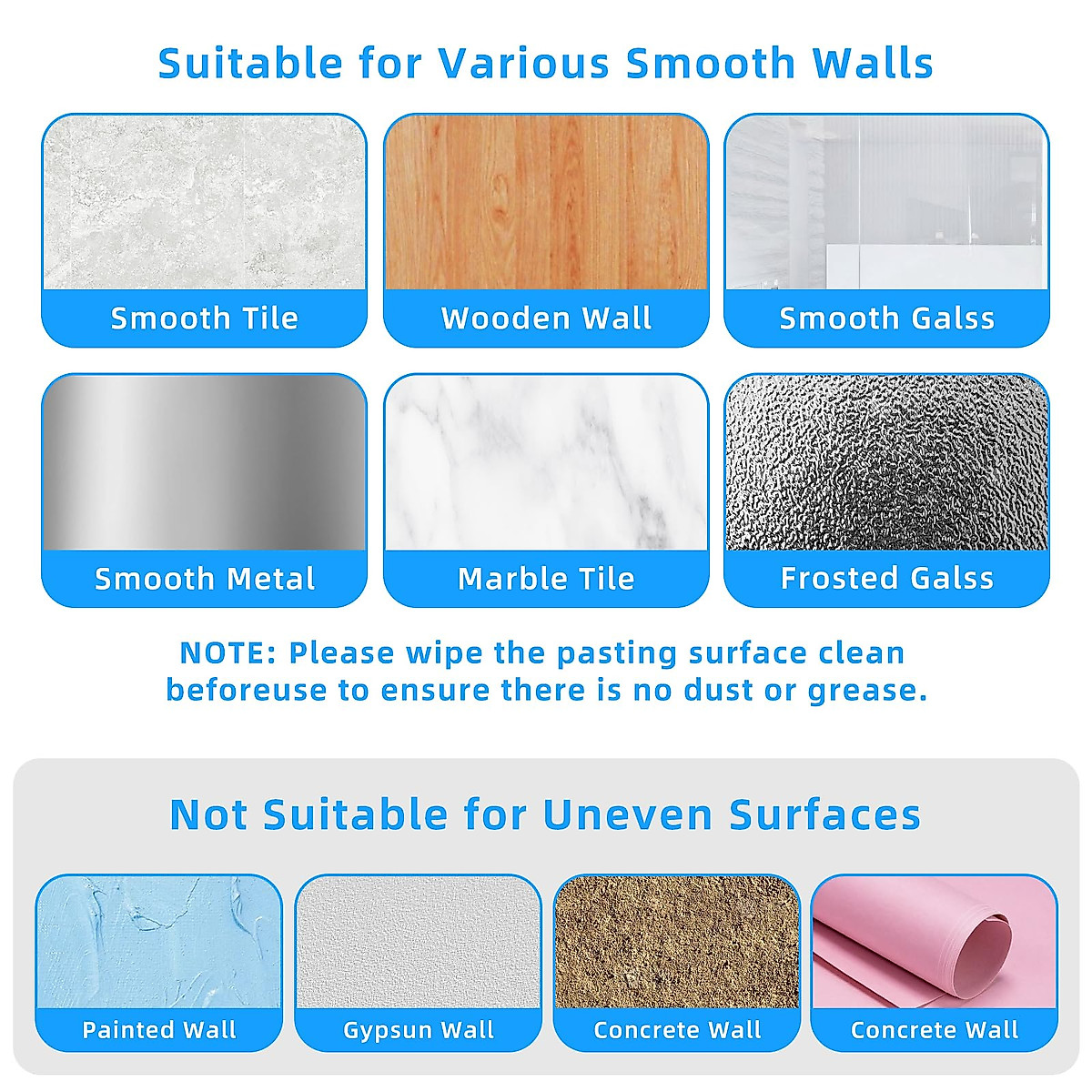 Cokshy 4 Pcs Stainless Steel Broom Holder, Heavy Duty Garden Tool Organizer Rack Rake, Square Rust Resistant Broom Holder Wall Mount for Kitchen Bathroom Closet Garden Garage - Gray