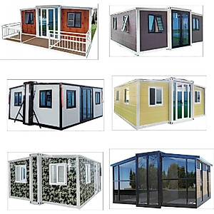 Expandable Container House–2 Bedroom Foldable Design with Modern Amenities, Perfect for Temporary Office Spaces, Camps, and Recreational Living Solutions