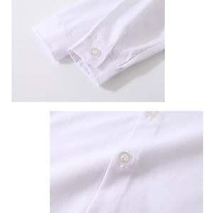 Infant White Long Sleeve Dress Shirts Plaid Vest Check Pant with Bowtie Gentleman Outfits for Baby Boys 12-18M