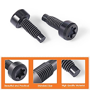 32 Pieces Ring Doorbell Screws Replacement Black Video Ring Doorbell Security Screw Accessories Compatible with Video Doorbell, Video Doorbell 2 and Pro