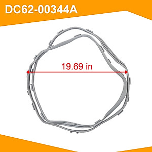 DC62-00344A Dryer Front Panel Air Seal Compatible with samsung Dryer(Some Models), Such as DV48H7400GW, DV400GWHDWR, etc. Part Number: AP5916629, PS4276050