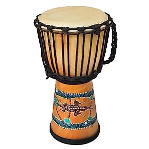 Djembe Standard paint, 20" tall, 10" head, DSG 109
