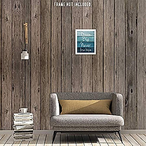 Farmhouse Inspirational Dream Big Never Lose Hope Prints, 1 (8x10) Unframed Photos, Wall Art Decor Gifts Under 15 for Home Office High School College Student Teacher Coach Positive Message Motivation
