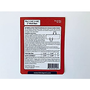 Hitchport Trailer Tongue Hitch Bar Storage Kit