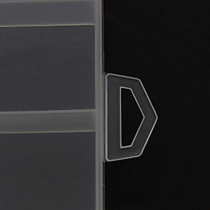 Jutagoss Plastic String Organizer Box With Dividers, 7.68x5.31x0.98 inch, 24 Mpartment Craft Storage Containers, 2PCS Bead Tackle Bolt Screw Parts Rock Collection Box.