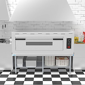 KoolMore 16 Gauge Stainless Steel Commercial Equipment Stand - 30" X 72" Heavy Duty Griddle Stand with Undershelf