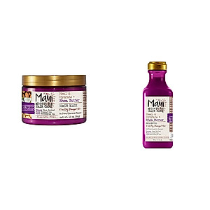 Maui Moisture Shea Butter Shampoo, Hair Mask & Leave-In Conditioner Treatment for Deep Nourishment and Healing Hydration