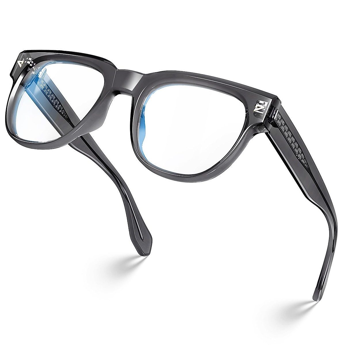 VISOONE Square TR90 Blue Light Blocking Glasses with Anti Glare Computer Glass Woman and Men SAGE