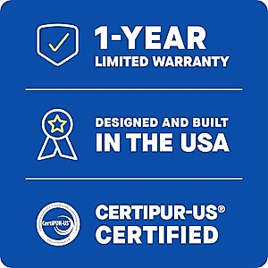 Sealy Dreamlife 2” Gel Memory Foam Mattress Topper with Cooling Cover, Queen