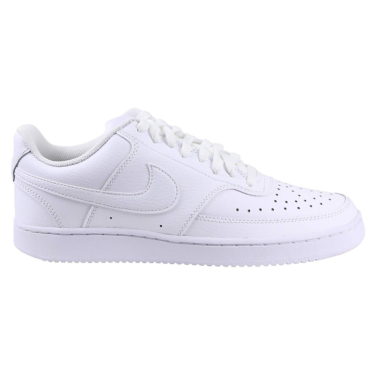 Nike Men's Court Vision Low Sneaker, White/Whiteblack, 9.5 Regular US
