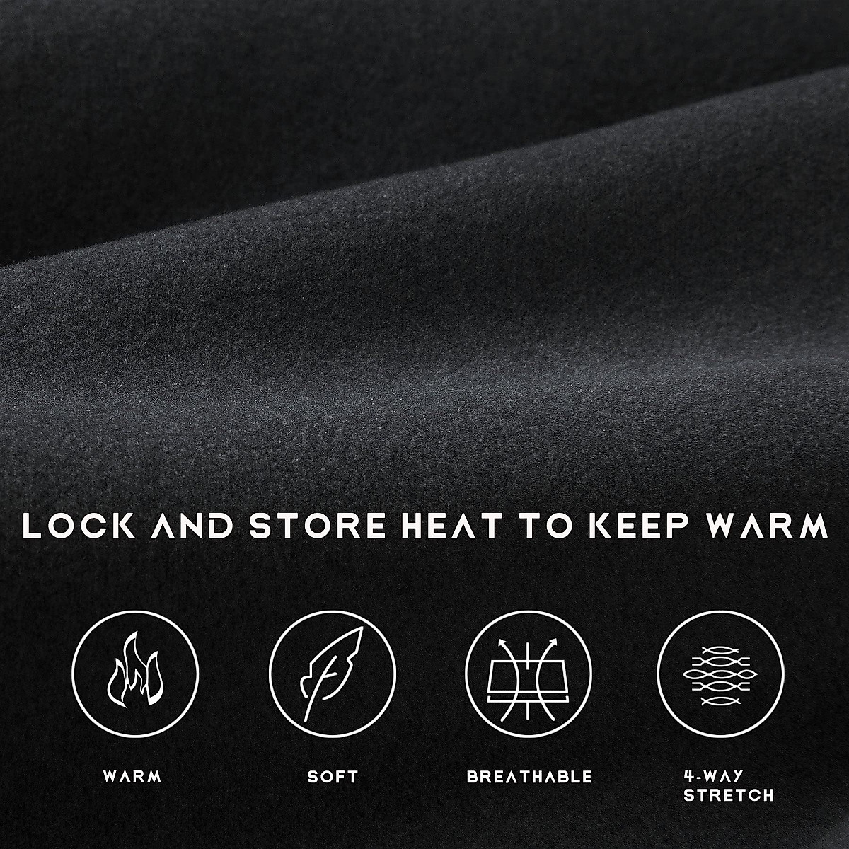 Willit Women's Fleece Running Jacket Pullover Thermal Equestrian Shirt Golf Shirt Long Sleeve Half Zip Exercise Winter Gear Black L