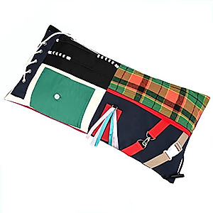 Memory Loss Fidget Blanket for Help with Dementia Alzheimer's Photo Recognition of Family