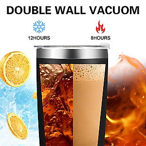 Papa Christmas Gifts from Grandkids Granddaughter Grandson Grandpa Birthday Gifts Idea for Granddad Grandfather Best Papa Ever Gifts for Father's Day Gift My Favorite Papa Tumbler + Socks (20oz Black)