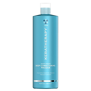 KERATHERAPY Keratin Infused Deep Conditioning Masque, 16.9 fl. oz., 500 ml - Moisturizing Hair Deep Conditioning Treatment with Kerabond, Jojoba Oil, Nettle Root Extract, Wheat Oil, & Persian Walnut