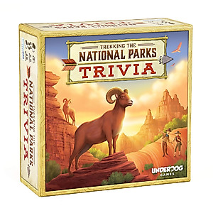 Trekking The National Parks: Trivia | National Parks Trivia Game for Adults and Kids | Giftable Trivia Game for Family Game Night by Underdog Games
