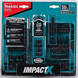 Makita A-98348 50 Piece Impactx Driver Bit Set