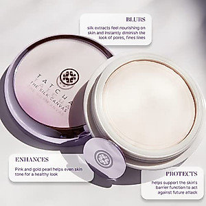 Tatcha The Silk Canvas: Velvety Makeup Perfecting Primer Helps Makeup Last Longer and Instantly Perfects Skin- 20 grams / 0.7 oz