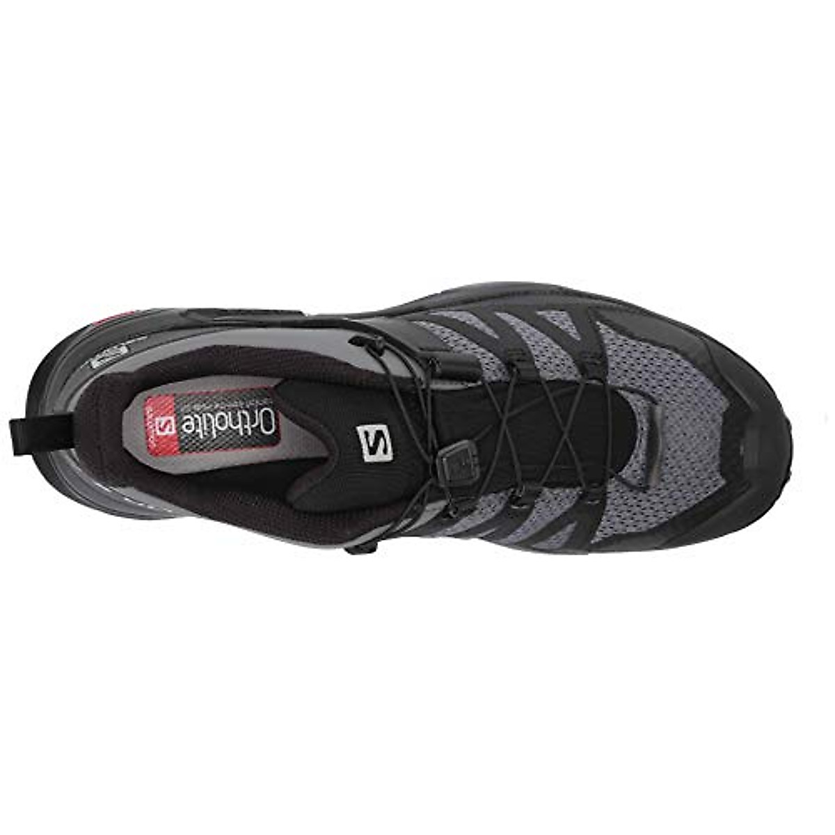 Salomon X Ultra 4 Hiking Shoes for Men, Quiet Shade/Black/Quiet Shade, 11